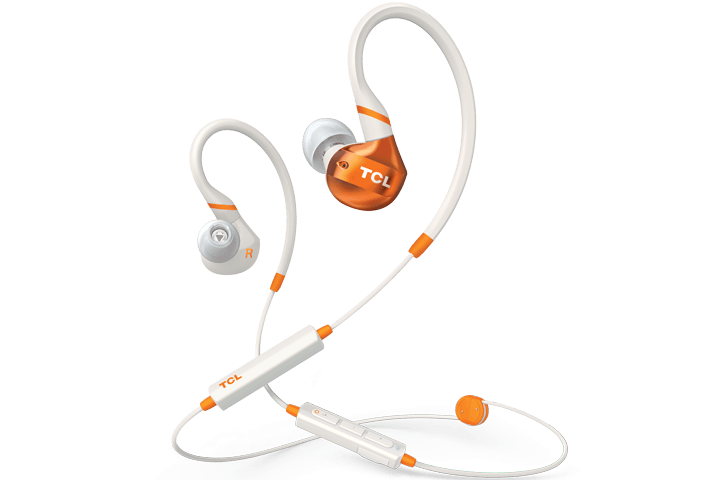 TCL White Wireless In-ear Bluetooth Headphones with Mic - ACTV200BTWT ...